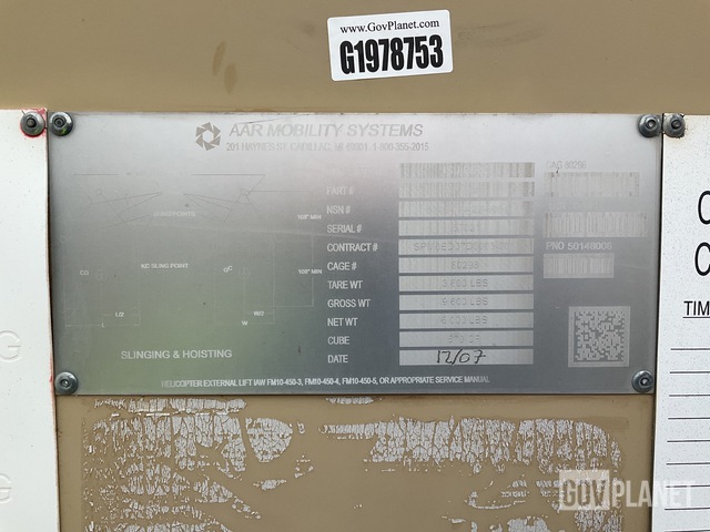 Surplus AAR Mobility Systems ISU 96RC Refrigerated Storage Container in ...