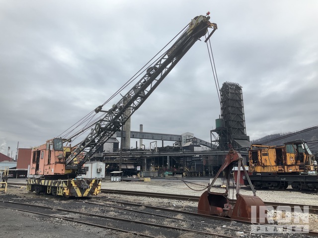 1975 Ohio Locomotive DE-400 40-50 ton Lattice-Boom Rail Crane in Clairton, Pennsylvania, United ...