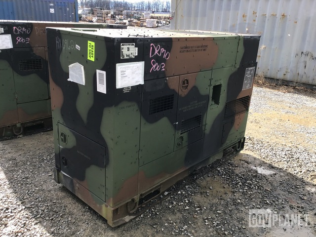 Surplus 2010 L3 MEP-806B 60kW Generator Set in Chambersburg ...