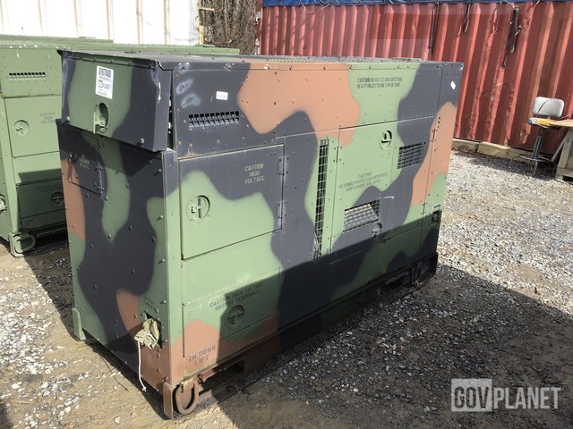 Surplus 2010 L3 MEP-806B 60kW Generator Set in Chambersburg ...