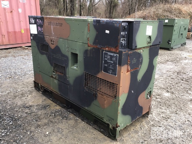 Surplus 2010 L3 MEP-806B 60kW Generator Set in Chambersburg ...