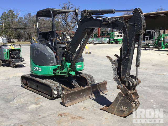 2014 John Deere 27D Mini Excavator in Fredericksburg, Texas, United ...