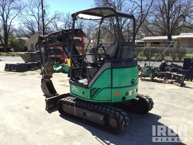 2014 John Deere 27D Mini Excavator in Fredericksburg, Texas, United ...