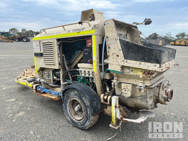 2014 Normet Norstreamer 30V Electro - Hydraulic Concrete Spraying Pump ...