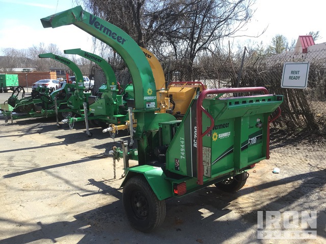 2015 Vermeer BC700XL Tow-Behind Wood Chipper in Hunt Valley, Maryland ...