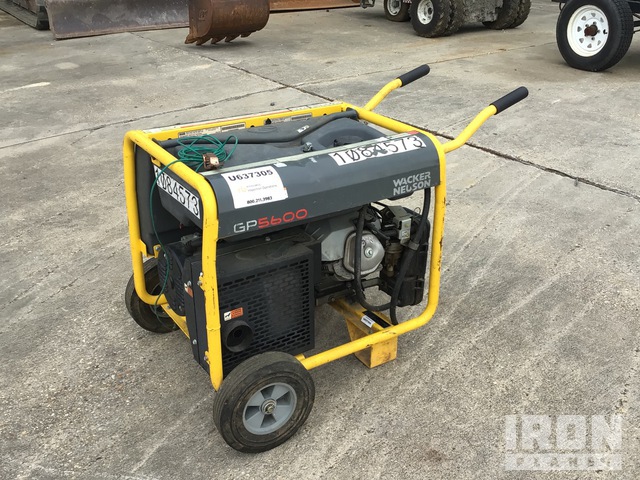2017 Wacker Neuson GP5600A 5 kW Portable Generator Set in Baton Rouge ...