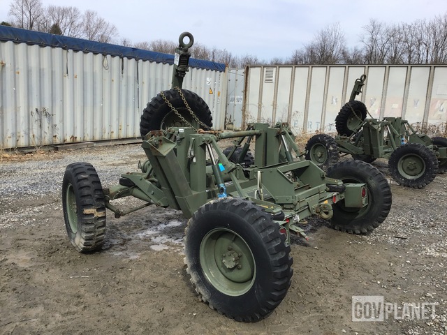 US ARMY Tank Automotive Command M720 Transportable Shelter Lift Dolly ...