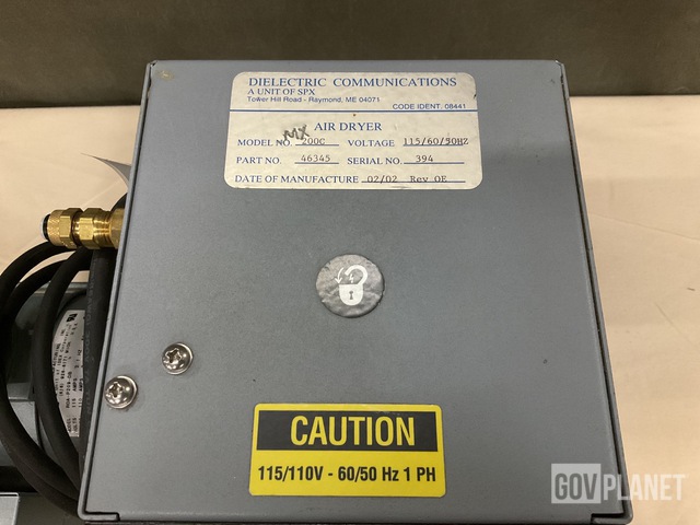 Surplus (7) SPX MX200C Electric Desiccant Dehydrators in North Las ...