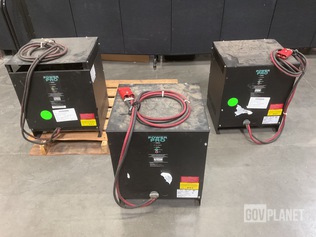 Surplus (3) Ametek Prestolite Power Pro 12-880FR80T Forklift Battery ...