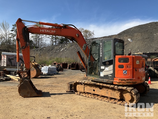 2014 (unverified) Hitachi ZX85USB-5N Tracked Excavator in Charlotte, North Carolina, United ...