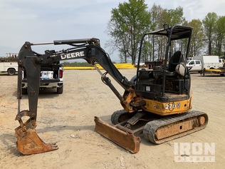 2015 John Deere 27D Mini Excavator in Kernersville, North Carolina ...