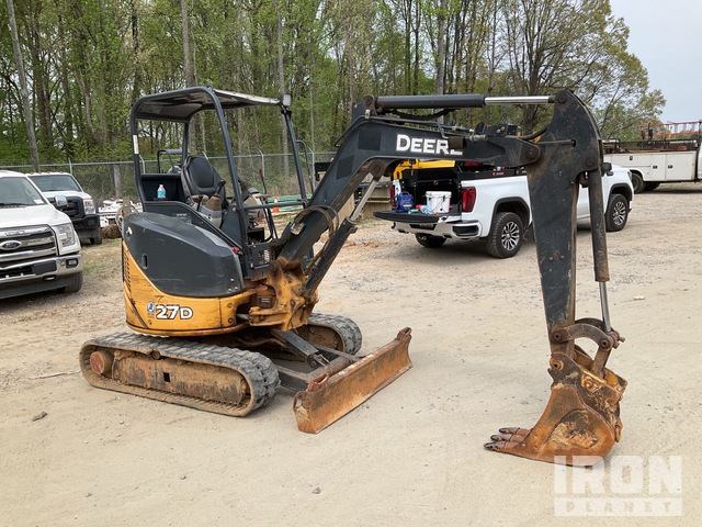 2015 John Deere 27D Mini Excavator in Kernersville, North Carolina ...