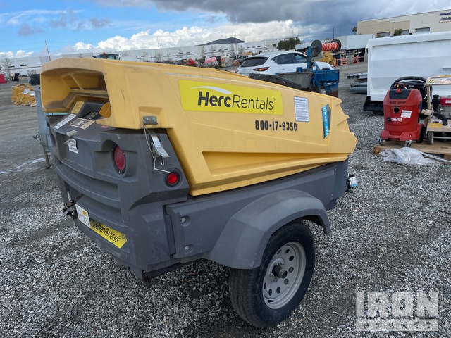 2017 Atlas Copco XAS 185 KD7 PE T4F 185 cfm Mobile Air Compressor in ...