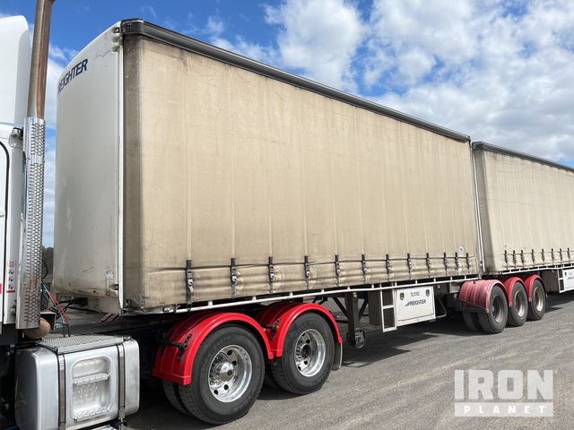 2017 MaxiTrans Tri/A B-Double Lead Tautliner Trailer in Geelong ...