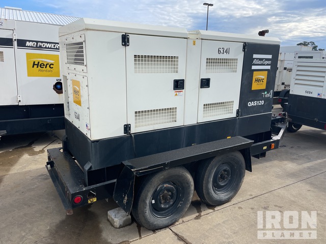 2013 Atlas Copco QAS 120 IT4-HB 120 kVA Mobile Generator Set in ...