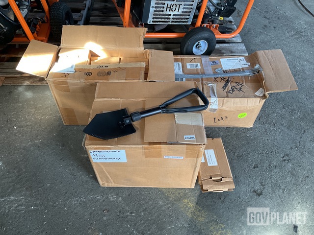 Surplus (47) Entrenching Hand Tools & (2) Generac GP17500E Generator ...