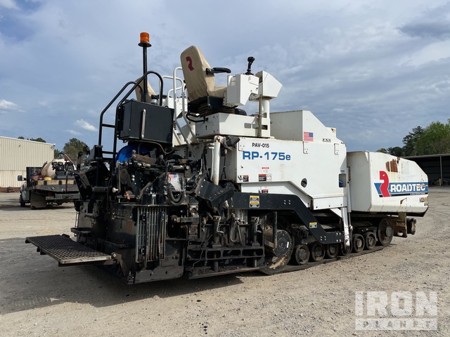 2018 Roadtec RP-175E Track Asphalt Paver in Charlotte, North Carolina ...
