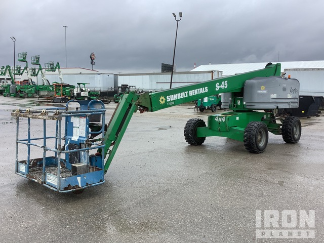 2015 Genie S-45 4WD Diesel Telescopic Boom Lift in Indianapolis ...