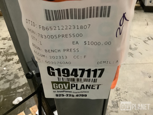 Surplus ProMaxima Raptor P-1000 Chest Press in Wasilla, Alaska, United ...