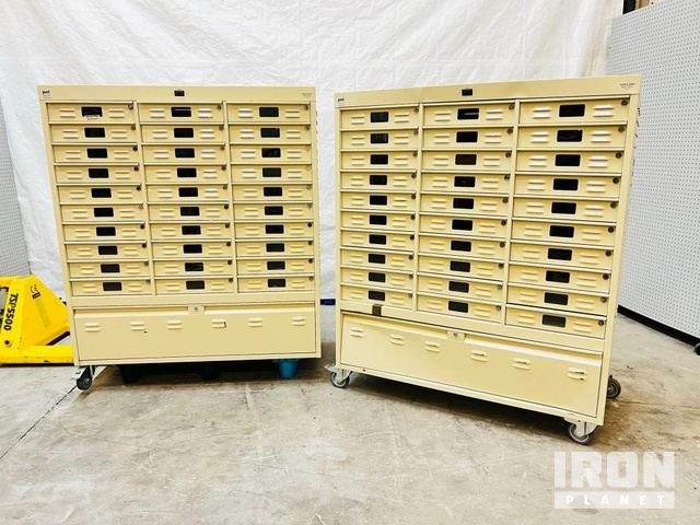 Quantity of (2) Steel Dock & Lock Laptop Security Cabinets in ...