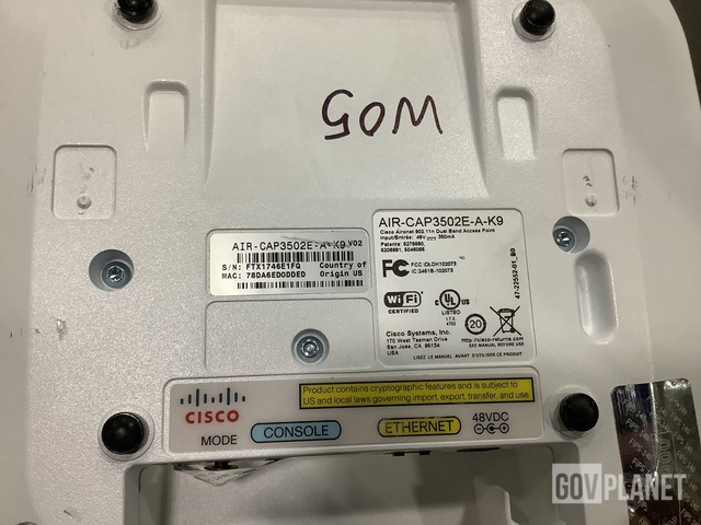 Surplus (50) Cisco AIR-CAP3502E-A-K9 Aironet Dual Band Access Points in ...