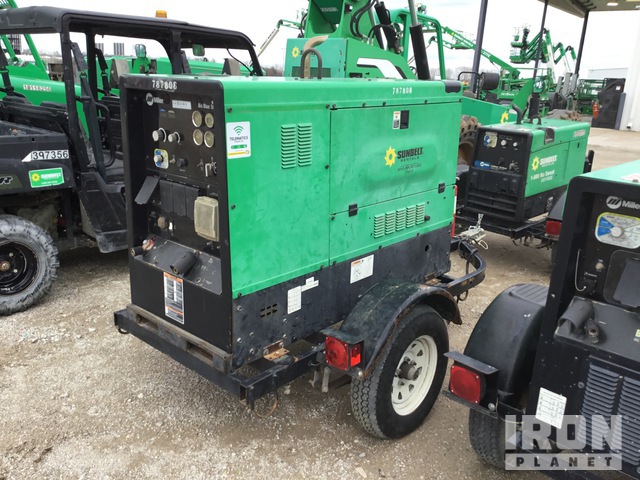2015 Miller Big Blue 500 Pro Mobile Multi-Process Engine Driven Welder ...