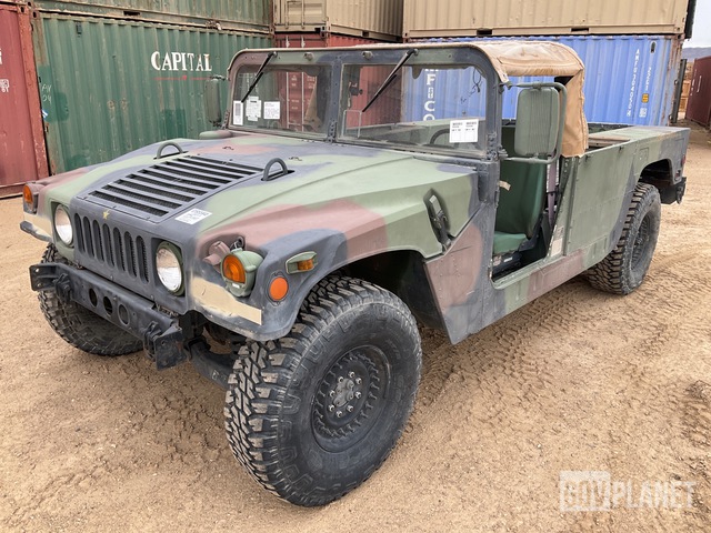 Surplus 1994 AM General M1097A1 HMMWV 2 Door Soft Top w/Truck Body in ...