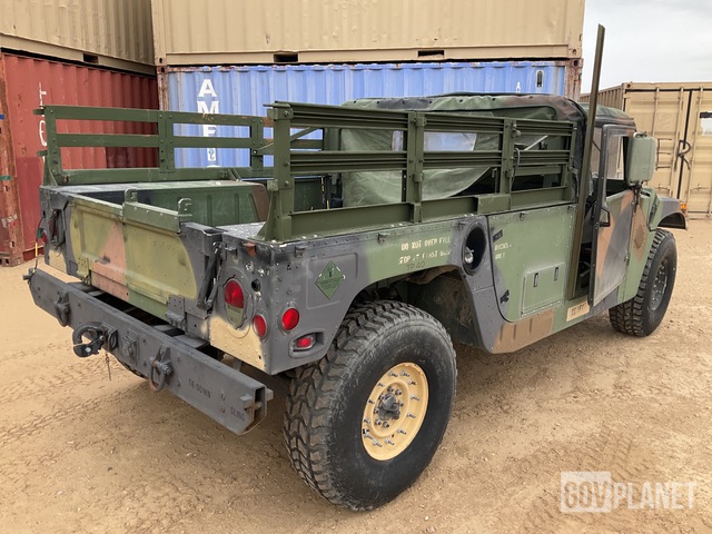 Surplus 1994 AM General M1097A1 HMMWV 2 Door Soft Top w/Truck Body in ...