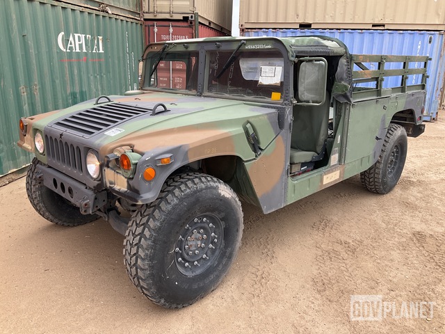 Surplus 1994 AM General M1097A1 HMMWV 2 Door Soft Top w/Truck Body in ...