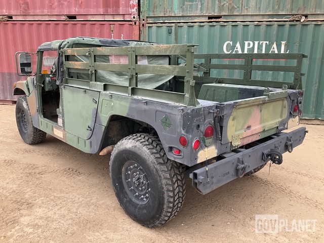 Surplus 1994 AM General M1097A1 HMMWV 2 Door Soft Top w/Truck Body in ...