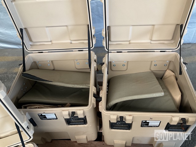 Surplus (4) Garrett Container Systems DFP-628 Military Working Dog ...