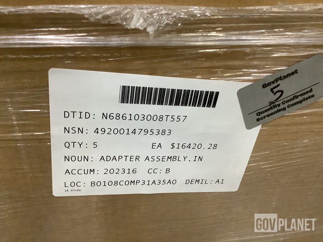Surplus DRS Environmental 60872-100 Interface Device Adapter Assembly ...