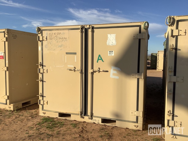 Surplus AAR Mobility Systems ISU 90 Storage Container in Red Rock ...