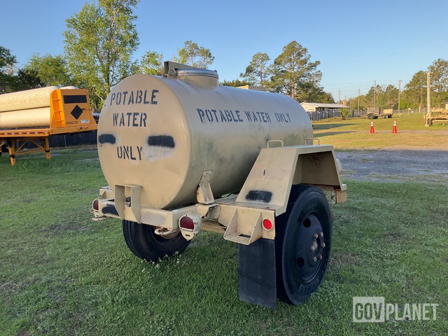 Surplus 2009 US ARMY Tank Automotive Command M149A2 Water Tank Trailer ...