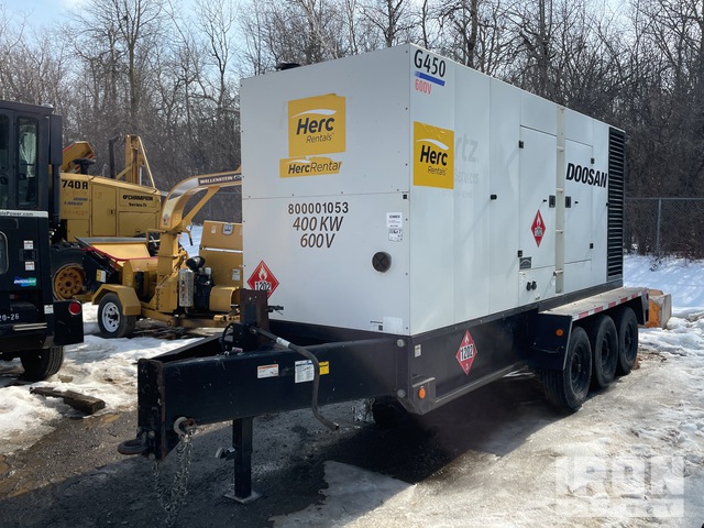 2013 Doosan G450 400 kW Mobile Generator Set in Bolton, Ontario, Canada ...