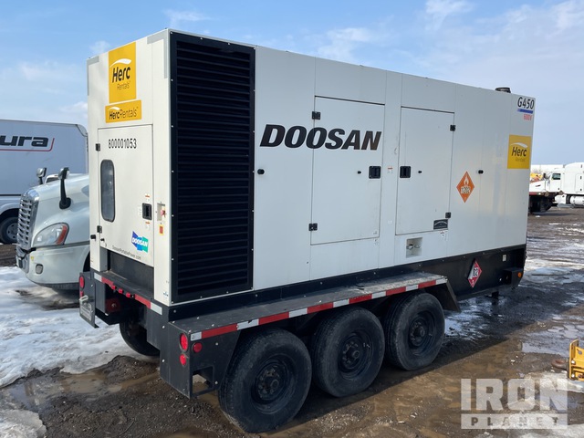2013 Doosan G450 400 kW Mobile Generator Set in Bolton, Ontario, Canada ...
