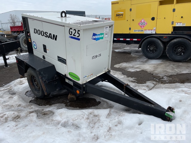 2015 Doosan G25 Mobile Generator Set in Bolton, Ontario, Canada ...