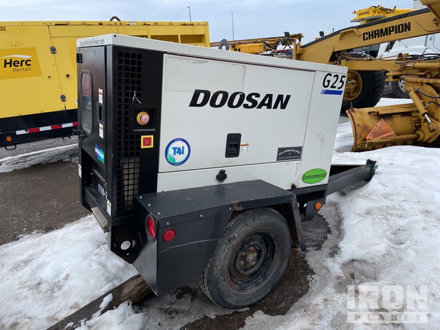 2015 Doosan G25 Mobile Generator Set in Bolton, Ontario, Canada ...