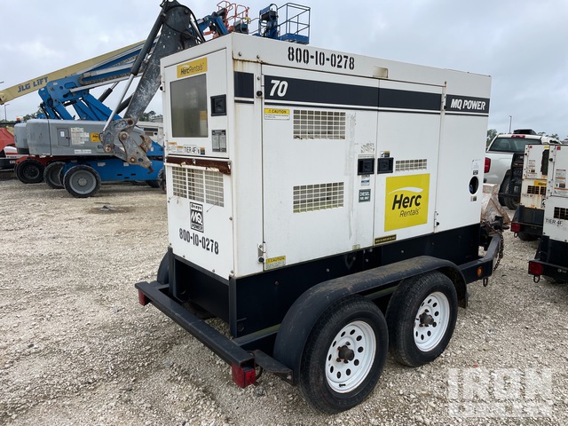 2016 Multiquip DCA-70SSIU4F 56 kW Mobile Generator Set in Sulphur ...