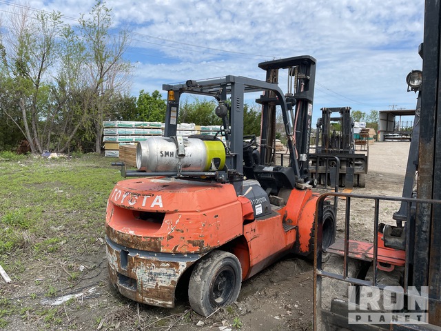 2013 (unverified) Toyota 7FGU35 7300 lb Cushion Tire Forklift in ...