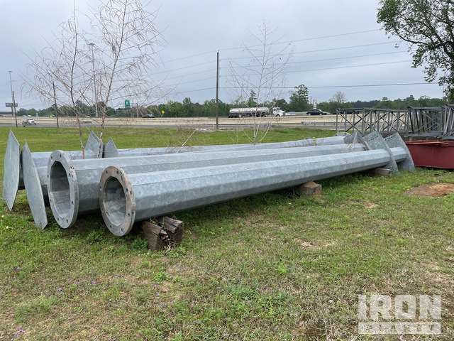 Quantity of Vidor (8) Road Sign Posts & (4) Hangers Road Signs in Vidor ...