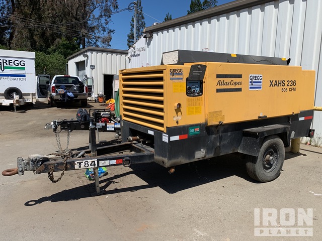 2007 Atlas Copco XAHS236 506 cfm Mobile Air Compressor in Martinez ...