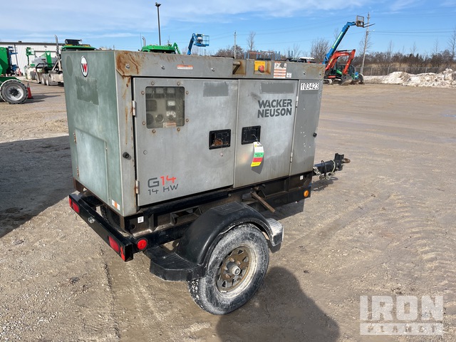 2015 Wacker Neuson G14 Mobile Generator Set in OWEN SOUND, Ontario ...