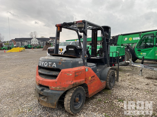2016 Toyota 8FD35U 7000 lb Diesel Pneumatic Tire Forklift in Cape ...