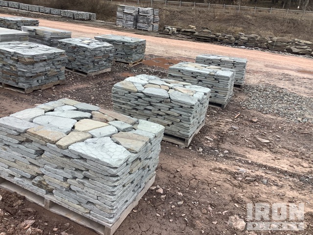 Quantity of (4) Pallets of 1.5 in Tumbled Irregular Flagstone in ...