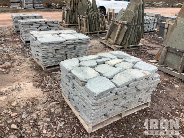 Quantity of (4) Pallets of 2 in Tumbled Irregular Flagstone in ...