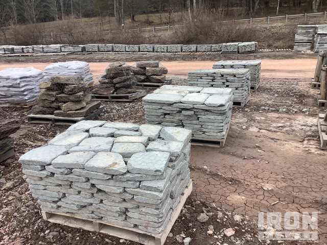 Quantity of (4) Pallets of 2 in Tumbled Irregular Flagstone in ...