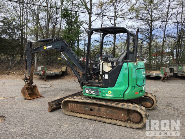 2014 John Deere 50G Mini Excavator in Athens, Georgia, United States ...