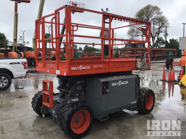 2014 Skyjack SJ6826 RT Diesel 4x4 Scissor Lift in Miami, Florida ...