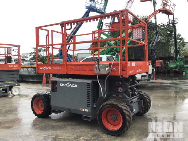 2014 Skyjack SJ6826 RT Diesel 4x4 Scissor Lift in Miami, Florida ...
